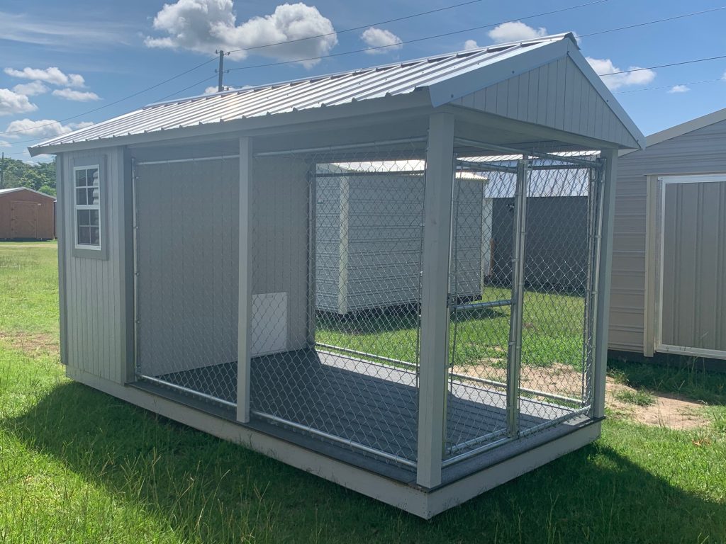 7×14 Single Run Dog Kennel – PowerHouse Outdoor Structures